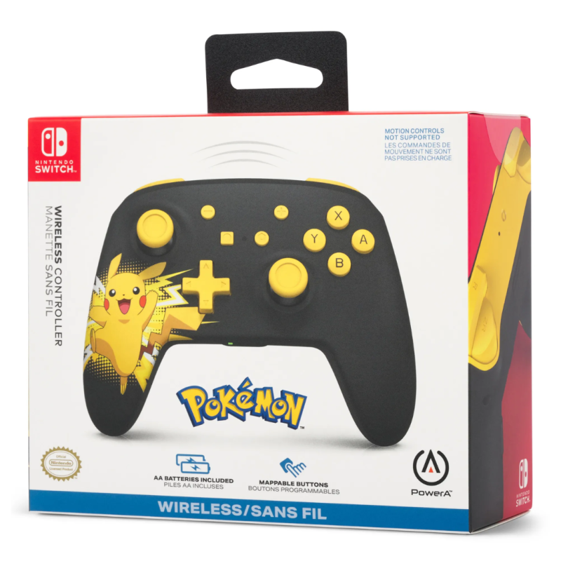 PowerA Pikachu Extatic Wireless Controller for Nintendo Switch – Play ...