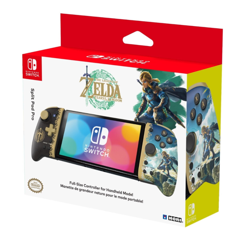 Hori Switch Split Pad Pro Zelda Tears of the Kingdom Controller ...