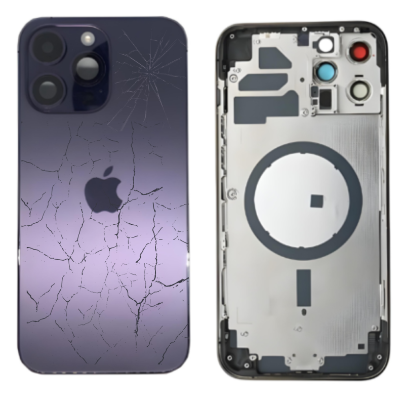 Rear Cover, Housing - Empty Frame iPhone 14 Pro Max Purple (Original ...