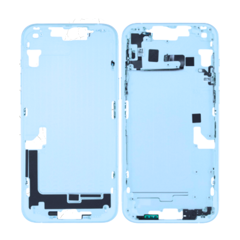 Smartphone Parts - iPhone 14 Plus esim Blue Chassis without Back Glass ...