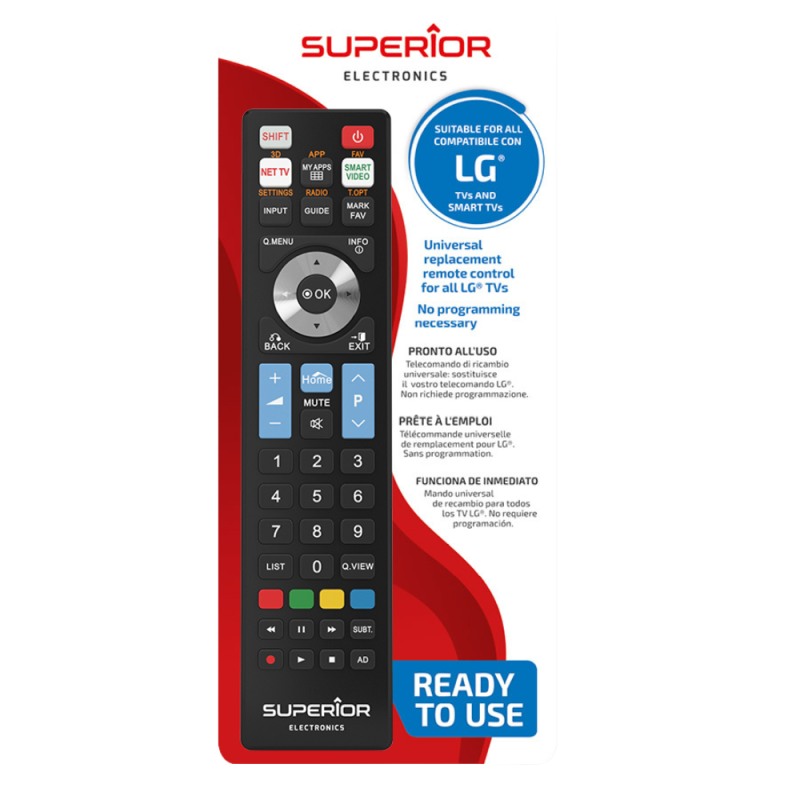 Remote, Controller - Universal Remote Control LG - Compatible TV after 2000 / Immediate Use ...