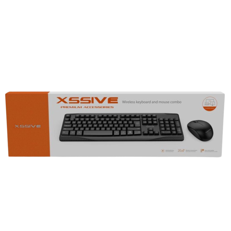 Keyboard, Mouse - Xssive XSS-KMSET2 Wired Keyboard and Mouse Set ...