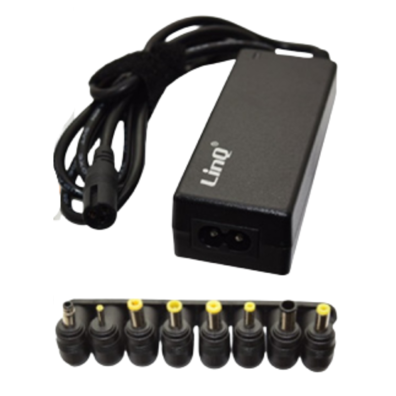 Charger, Adapter - Universal Laptop Power Adapter with 8 DC Tips 60W ...