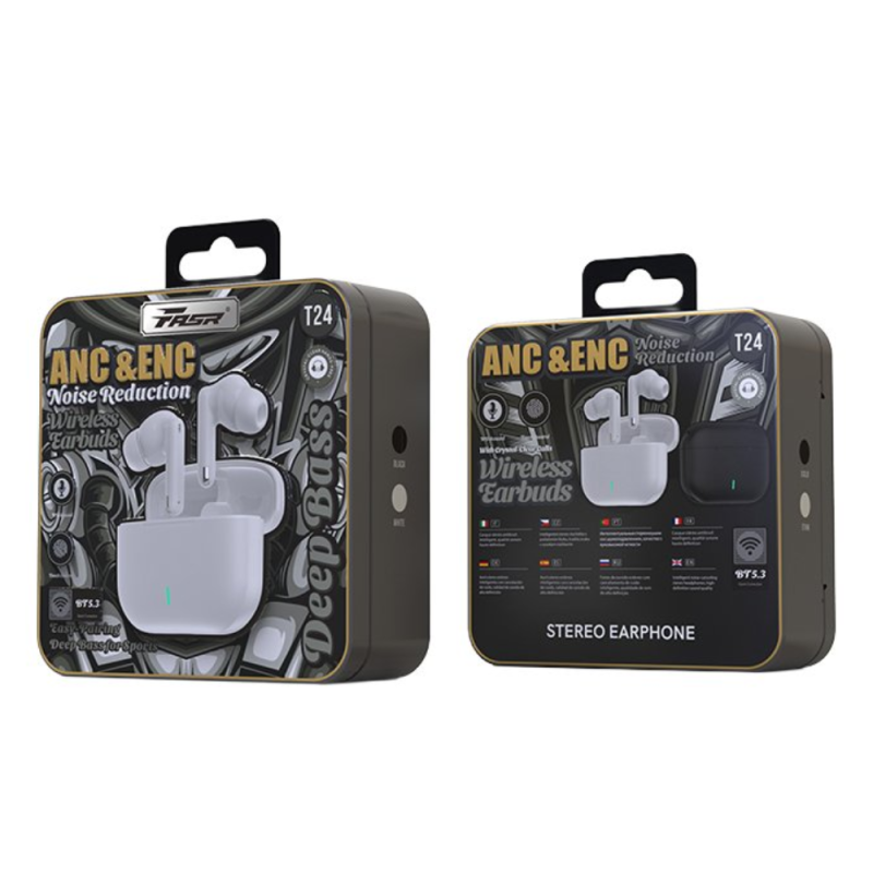 Wireless Headphones, Earbuds - Bluetooth Earphones with Screen FASR T87 ...