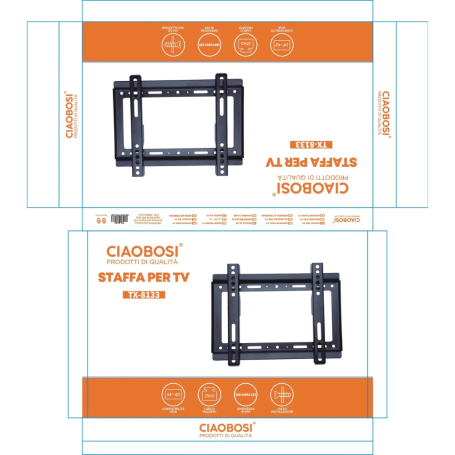 Mount Bracket, TV Holder - Fixed Wall Mount TV Support for 14 to 42 ...