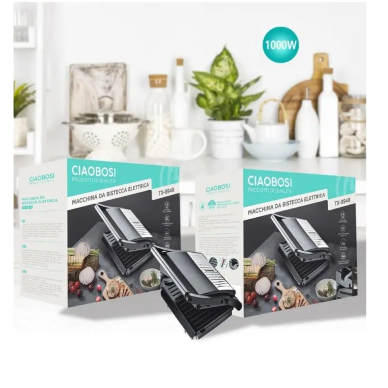 Barbecue, Grill - CIAOBOSI TX-9949 1000W Electric Grill with Non-Stick ...