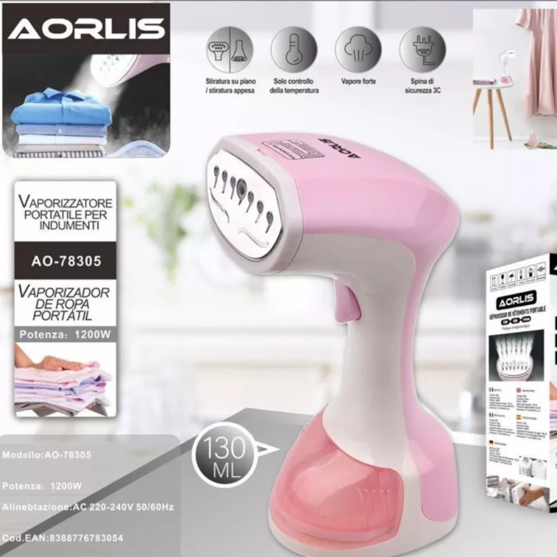 Iron, Steamer - Aorlis AO- 78305 Portable and Electric Iron for Home ...
