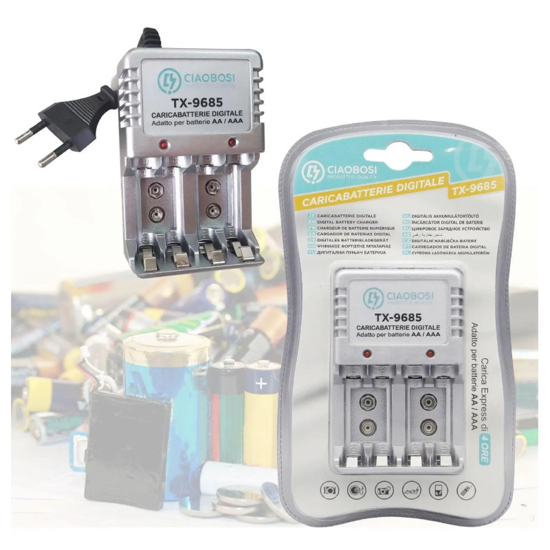Charger, Power Bank - CIAOBOSI TX-9685 Digital Battery Charger ...