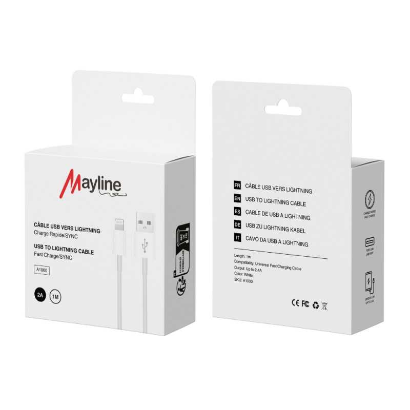 USB to Lightning Cable 1M 20W (Mayline)
