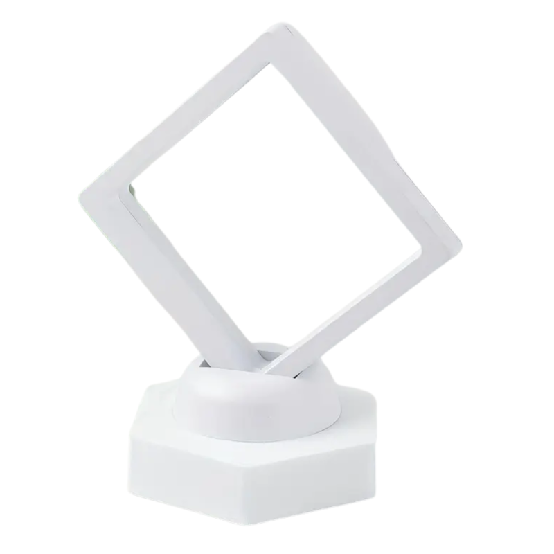 3D Object Photo Frame 9x23CM White - Display Your Memories in Style